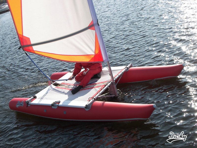 Inflatable sailing catamaran Ducky-13