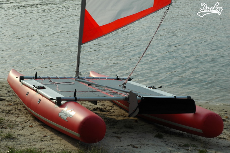 Inflatable sailing catamaran Ducky-13